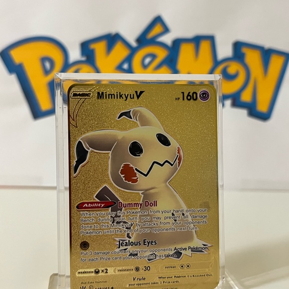Pokémon | Toys | Pokmon Mimikyu V 48163 Battle Styles Full Art Metal ...